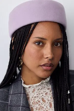 Free People Prim Pillbox Hat - Lavender