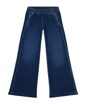 DIESEL® D-ainty Wide Leg Jeans - Dark Blue