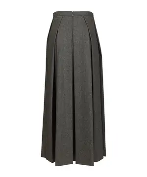 Emporio Armani Midi-length Pleated Skirt