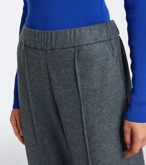 JIL SANDER Wool Wide-leg Pants