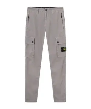 Stone Island Logo Patch Cargo Trousers