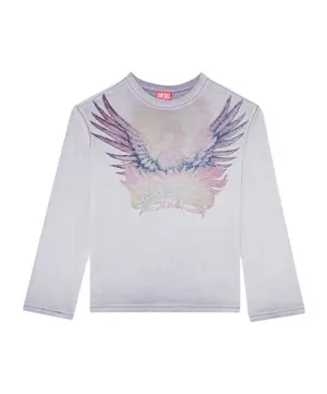 DIESEL® Long-sleeve Graphic T-shirt