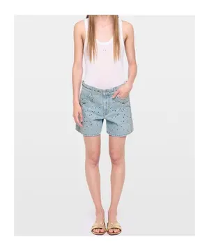 Zadig&Voltaire Embellished Denim Shorts