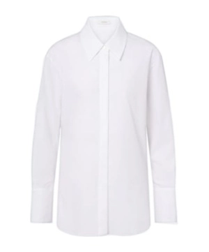 JOSEPH Nellie Cotton Poplin Shirt - White
