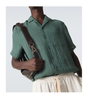 Le Kasha Botad Linen Bowling Shirt