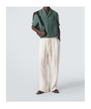 Le Kasha Botad Linen Bowling Shirt