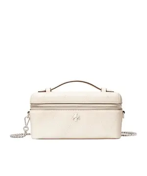 Tory Burch Charlie Vanity Case - White