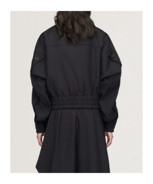 Y3 Button-detail Elasticated-waist Jacket