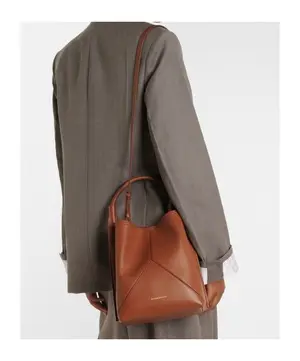 Victoria Beckham Medium Leather Bucket Bag
