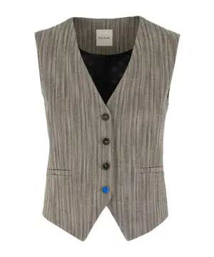 Paul Smith Single-breasted Vest - Gray
