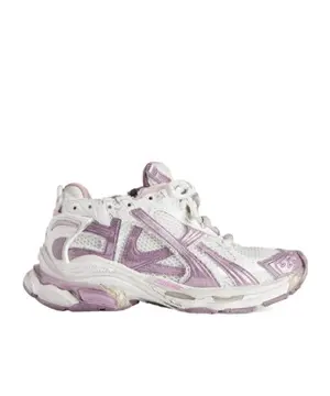 Balenciaga Runner Glitter Sneaker - White/lilac/pink