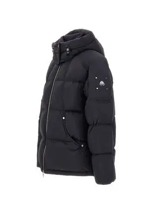 Moose Knuckles Zip-up Hooded Down Jacket