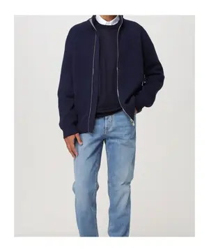 Brunello Cucinelli Zip-up Long-sleeved Ribbed Cardigan
