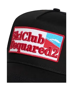 Dsquared2 Logo-patch Cotton Baseball Cap