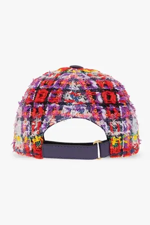 Gucci Checked Tweed Baseball Cap