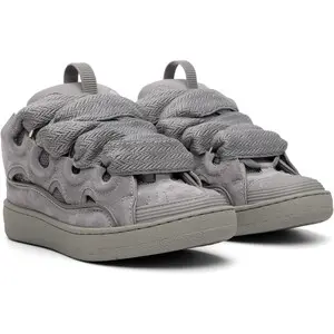 LANVIN Round Toe Lace-up Sneakers