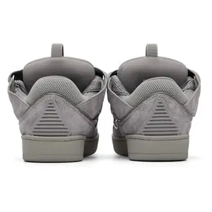 LANVIN Round Toe Lace-up Sneakers