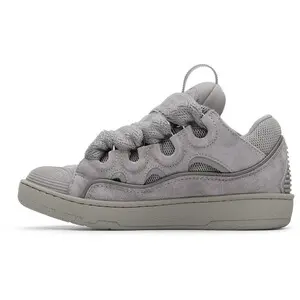 LANVIN Round Toe Lace-up Sneakers