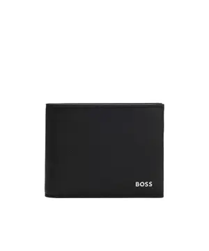 Hugo Boss Northon Logo-plaque Bi-fold Wallet - Black