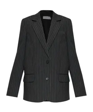 IRO PARIS Striped Blazer - Dark Grey