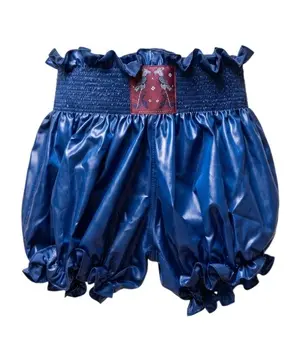 CONNER IVES Ruffled Lantern Shorts - Blue
