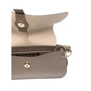 Furla Buckle-detail Shoulder Bag - Grey