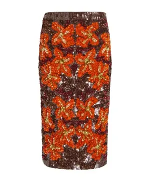 P.a.r.o.s.h Embellished Midi Skirt - No