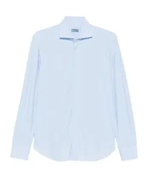 BARBA NAPOLI Long-sleeved Shirt - Light Blue
