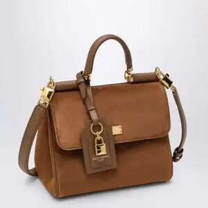 Dolce & Gabbana Small My Sicily Handbag - Camel