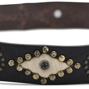 GOLDEN GOOSE Sierra Studded Leather Belt