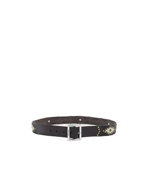GOLDEN GOOSE Sierra Studded Leather Belt - No
