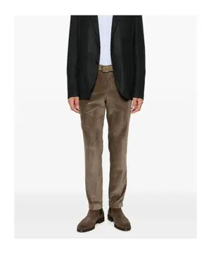 PT TORINO Corduroy Trousers With Belt Loops