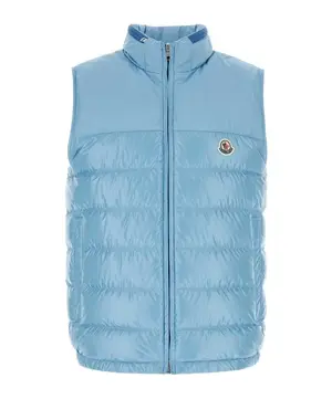 Moncler Logo Patch Zip-up Vest