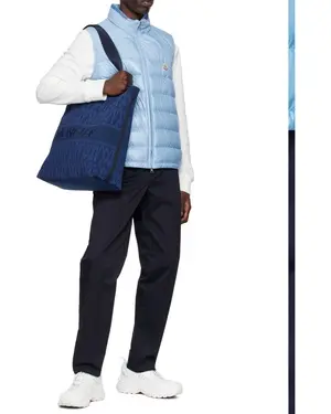 Moncler Logo Patch Zip-up Vest