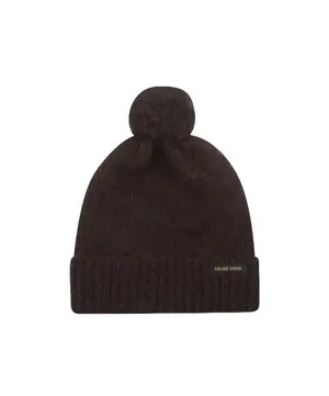 GOLDEN GOOSE Pon Pon Beanie - Black