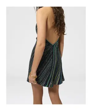 Missoni Mini Dress With Open Back And Sequins