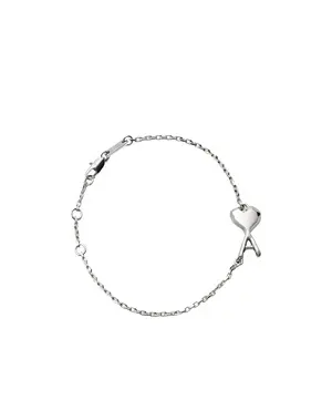 AMI Paris Logo Bracelet - Silver