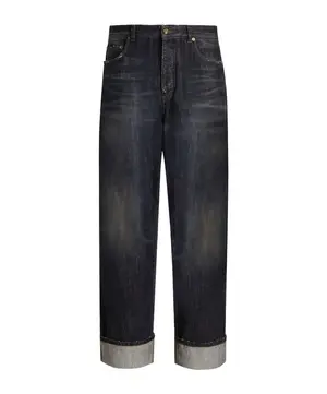 Dolce & Gabbana Belt Loop Jeans - Black