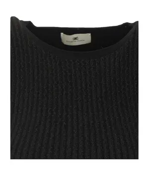 Elisabetta Franchi Ribbed Sleeveless Knit Top
