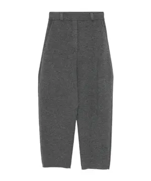 LISA YANG Wrenda Belt-loop Knitted Trousers