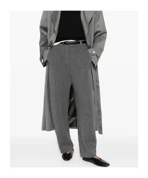 LISA YANG Wrenda Belt-loop Knitted Trousers