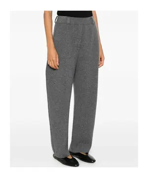 LISA YANG Wrenda Belt-loop Knitted Trousers