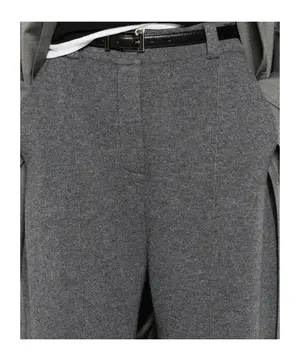 LISA YANG Wrenda Belt-loop Knitted Trousers