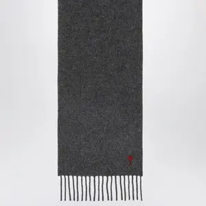 AMI Paris Tasseled Scarf