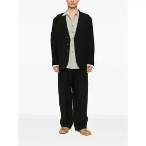 ZIGGY CHEN Puppytooth Three Button Blazer
