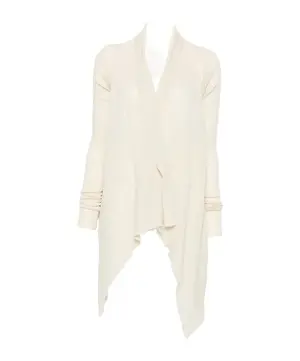 Rick Owens Long-sleeve Knit Top - White