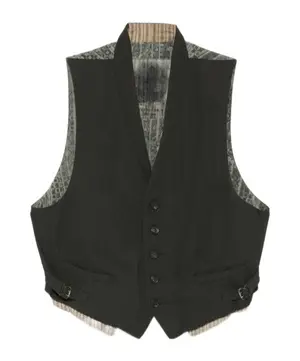 ZIGGY CHEN Patterned-back Waistcoat