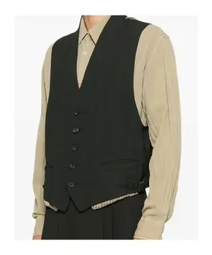 ZIGGY CHEN Patterned-back Waistcoat