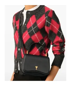 AMI Paris Flap Shoulder Bag
