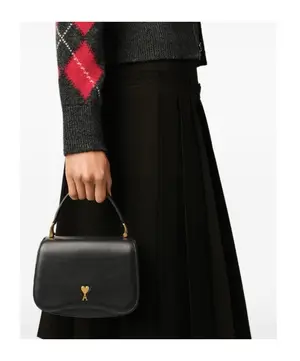 AMI Paris Flap Shoulder Bag